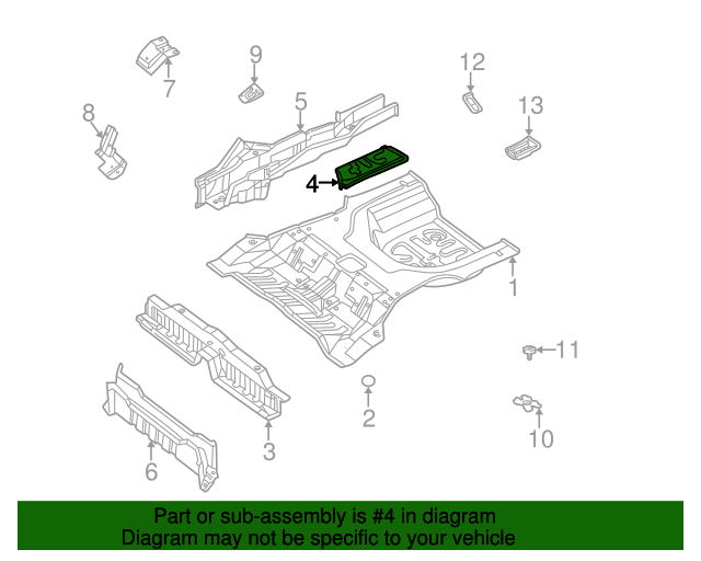 65531-3C100 - Side Panel 2001-2006 Kia Optima | Kia.Parts Store