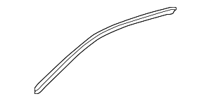1995-2004 Toyota Tacoma Roof Drip Molding Seal (Left) 62382-04030 | OEM ...