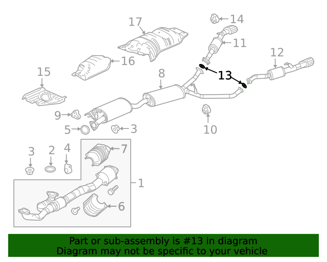 1995-2024 Honda Exhaust Pipe Connector Gasket 18303-SM4-020 ...