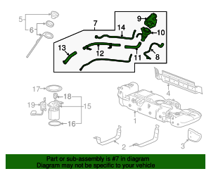 2007-2014 GM Fuel Tank Filler Pipe 22951217 GM | GMPartsDirect.com