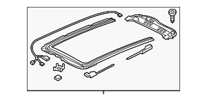 2011 Volkswagen Touareg Sunroof Frame 7P0-877-049 | OEM VW Parts Haus