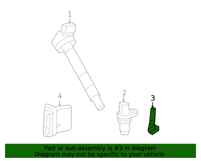 90919-05071 - Engine Crankshaft Position Sensor 2007-2021 Toyota ...