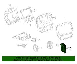 2017-2019 GM Radio Speaker Amplifier 84113297 GM | GMPartsDirect.com