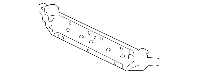 2017-2020 Jaguar XE Bumper Cover Reinforcement T4N33932 | JaguarParts.com