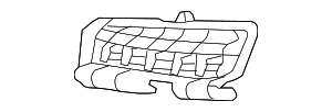 2017-2019 Jaguar XE Outer Grille T4N5788 | JaguarParts.com