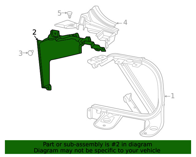 2020-2022 Chevrolet Corvette Outlet Duct 84756562 | TascaParts.com