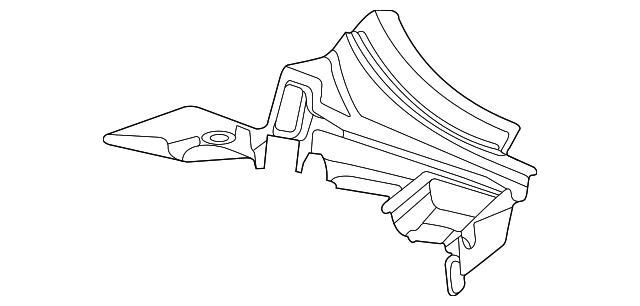 2020-2025 Chevrolet Corvette Driver Side Auxiliary Radiator Rear Duct ...