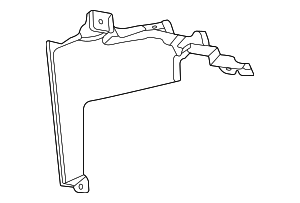 2020-2025 Chevrolet Corvette Radiator Support Air Duct 84756562 GM ...