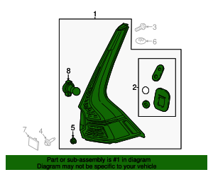 32228914 - Tail Lamp - 2018-2020 Volvo XC60 | Volvo OEM Parts Direct