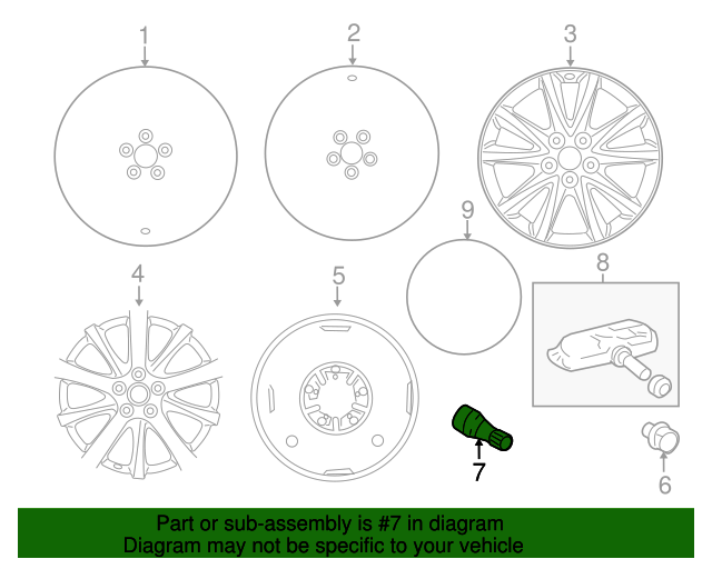 Lexus OEM Valve Stem Part# 90080-45006 | OEM Vehicle Parts