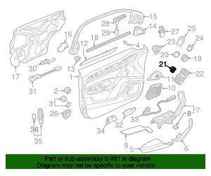2015-2018 Audi Door Window Switch 4G0-959-855-5PR | OEM Parts Online