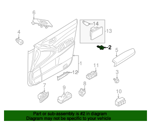 01553-30001 | Nissan Clip Trim Red - Genuine OEM | 0155330001 | Nissan ...