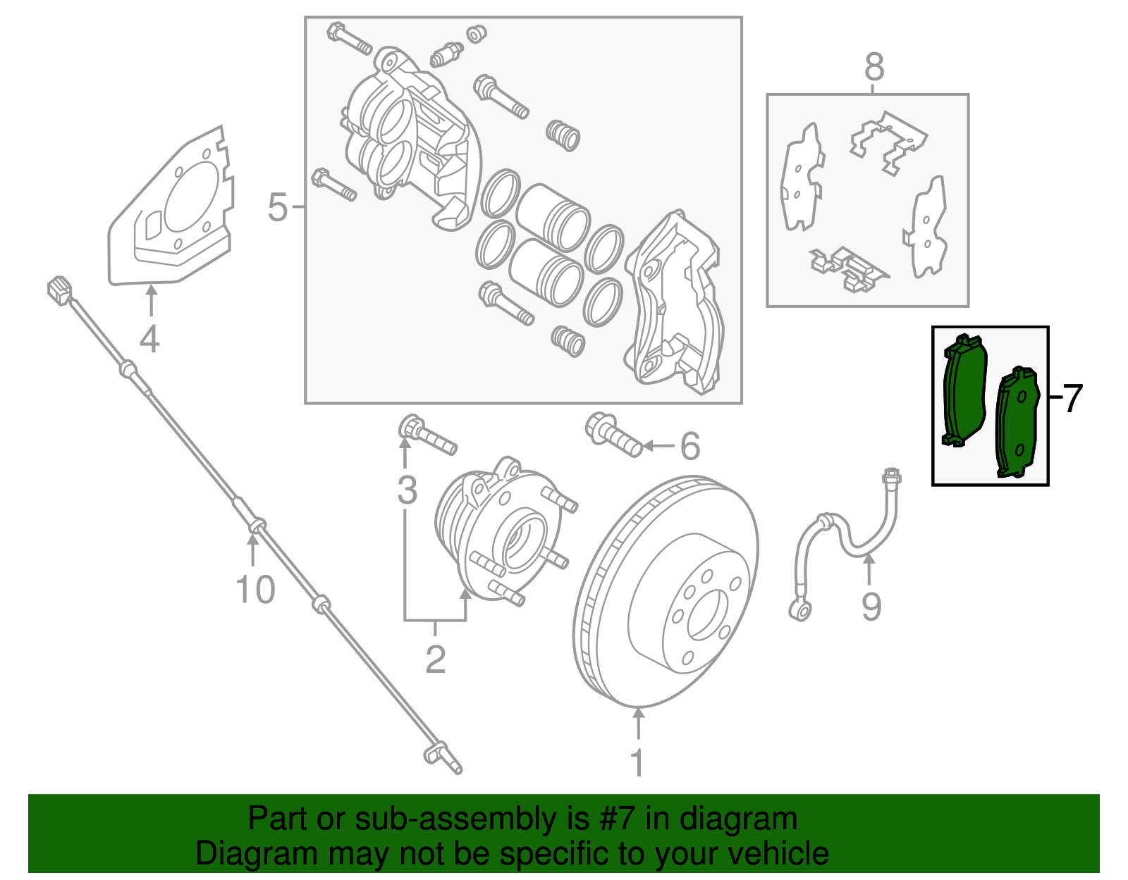D1060-3JA0A - Brake Pads Front 2013-2020 Infiniti | Infiniti Wholesale ...