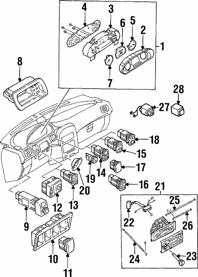 0K017-55482 - Fuel Gauge 1996-1997 Kia Sportage | Kia.Parts Store