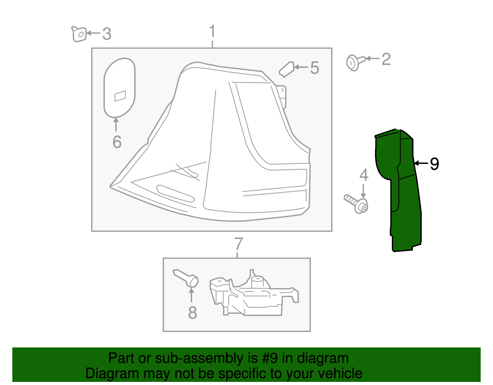81498-60010 - 2016-2021 Lexus LX570 - Lamp Cover | My L Parts