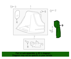 81498-60010 - 2016-2021 Lexus LX570 - Lamp Cover | My L Parts
