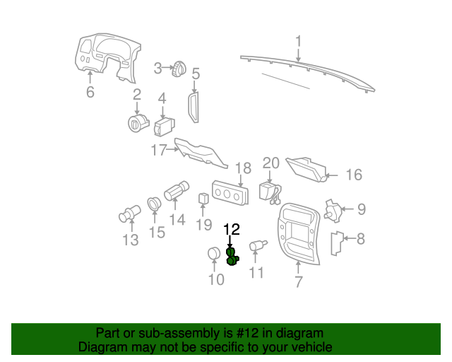 1998-2006 Ford Ranger OEM NEW 1998-2006 Ford Ranger 12 Volt Accessory ...