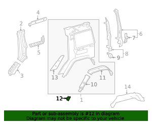 463-636-22-00-64 - Wheel Well Mercedes-Benz USA Parts