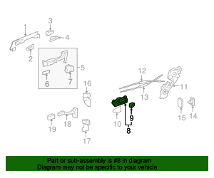 2007-2017 Lexus Handle, Inside 67607-50230-C0 | OEM Parts Online