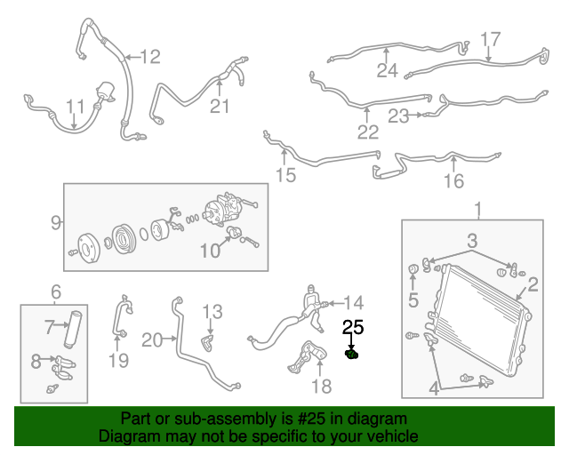 88645-60040 - Pressure Cut-Off Switch - 2001-2007 Toyota Sequoia | OEM ...