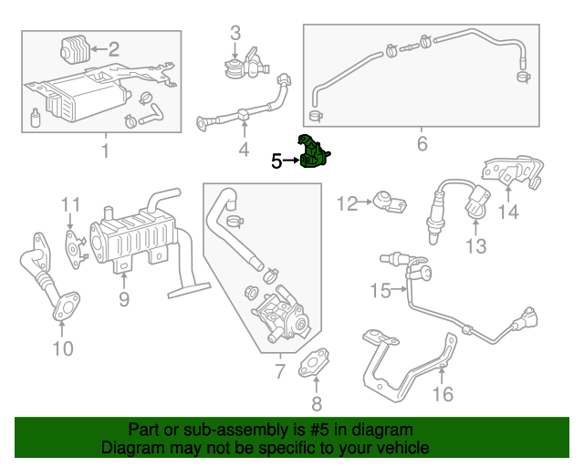 25860-31090 - Vacuum Switch - 2017-2019 Toyota Highlander | OEM Genuine ...