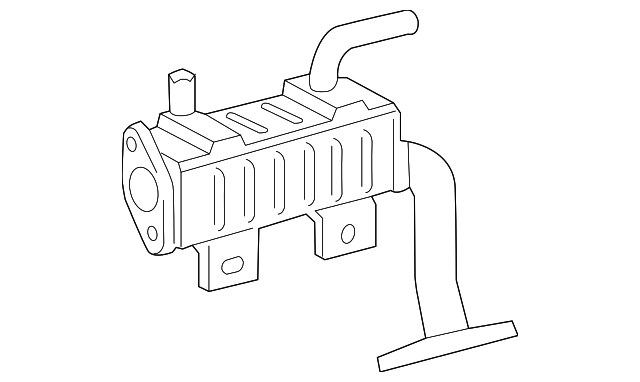 25680-31040 - Egr Cooler - 2011-2016 Toyota Highlander | OEM Genuine ...