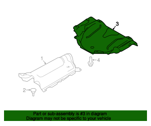 2016-2020 Volvo XC90 Rear Shield 31694112 | TascaParts.com