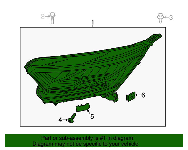 2019 Honda CR-V Headlight Assembly, L 33150-TLA-A31 | OEM Parts Online