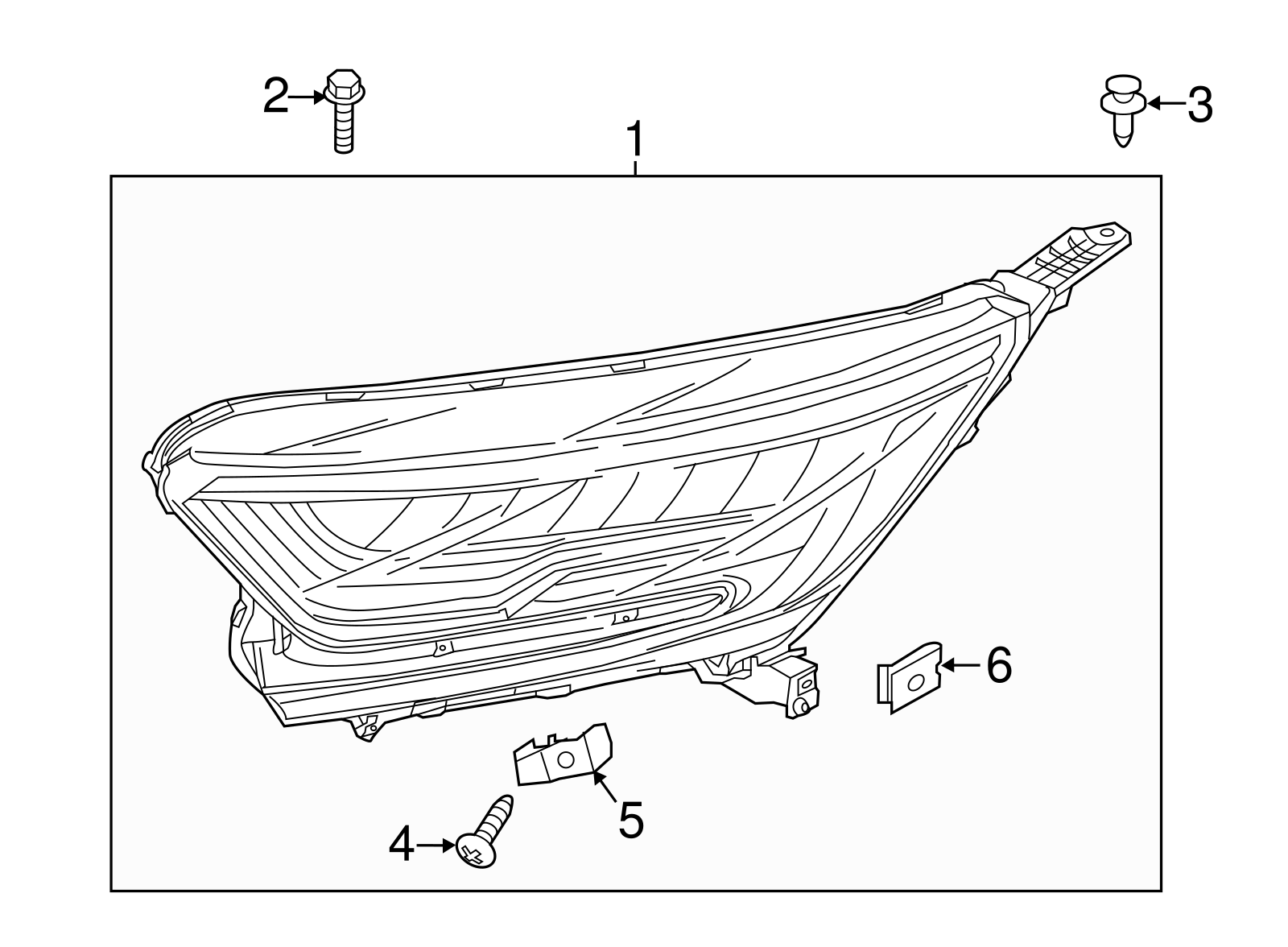 Genuine Honda Headlamp Assembly Holder 33152-tla-a01 for sale online | eBay