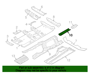 41-11-7-401-628 - Engine support extension 2016-2024 BMW | AutoNation Parts