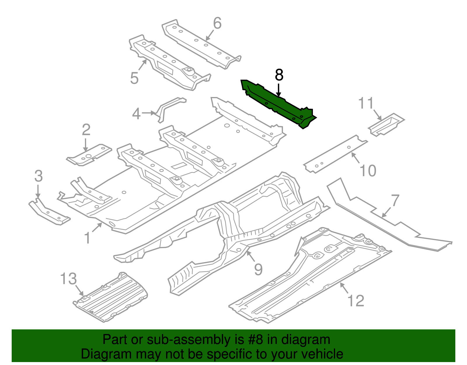 41-00-8-493-863 - 2016-2024 BMW - Extension Panel | Buy BMW Parts Now