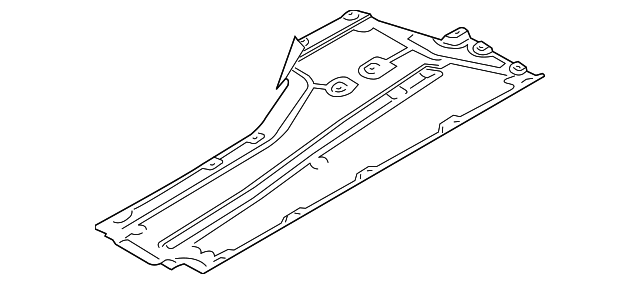 2017-2023 BMW Under-Body Paneling Side On 517520 51-75-7-340-778 | BMW ...
