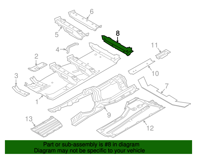 41008493864 - 2016-2022 BMW Extension Panel (41-00-8-493-864) | BMW of ...