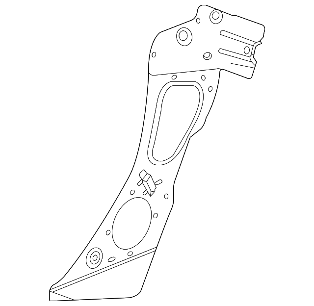 2020-2023 Chevrolet Corvette Inner Lock Pillar 85118579 | GM Parts Center