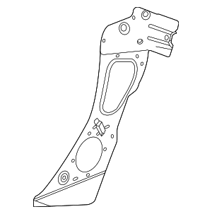 2020-2025 Chevrolet Corvette Driver Side C-Pillar Inner Panel 84750487 ...