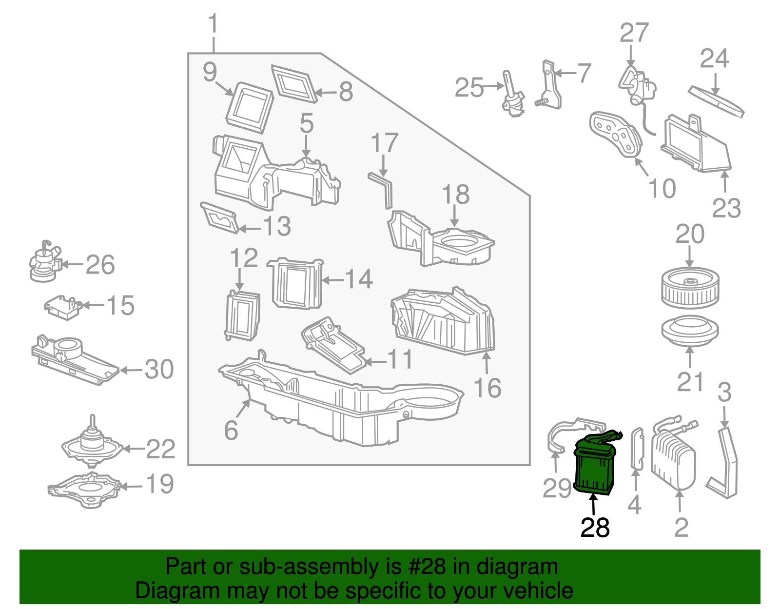 1987-1998 Ford | Motorcraft™ Heater Core | NHC-5 | Walls' Ford Parts