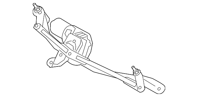 61617306266 - 2009-2016 BMW Windshield Wiper Motor (61-61-7-306-266 ...