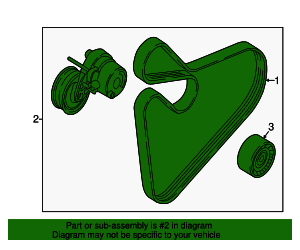 2812000170 - Belt Tensioner 2016-2017 Smart Fortwo | Mercedes-Benz USA ...