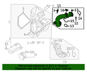 13718681571 - 2019-2021 BMW Z4 Intake Duct (13-71-8-681-571) | BMW of ...