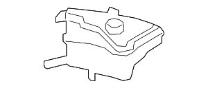 2017-2020 Ford Engine Coolant Reservoir HG9Z-8A080-A | Ford OEM Parts ...