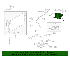 2013-2020 Ford Reservoir Tank HG9Z-8A080-B | OEM Parts Online