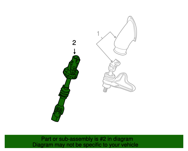 2003-2019 GM Upper Intermediate Steering Shaft 25748577 | AwesomeParts.com