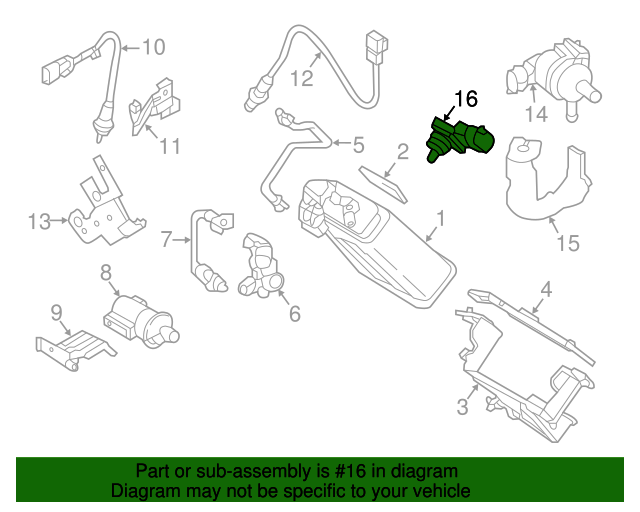 2017 Genesis G80 Purge Valve Bracket 39471-3F500 | OEM Parts Online