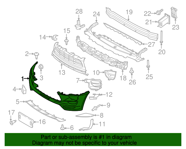 2017-2018 Porsche Macan Bumper Cover 95B-807-217-J-G2X | Sunset Porsche ...