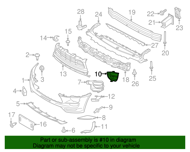 2017-2018 Porsche Macan Air Duct 95B-121-333-A-1E0 | Sunset Porsche Parts