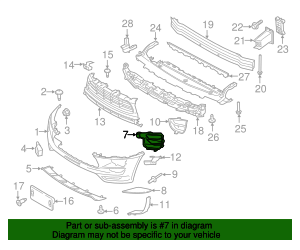 2017-2018 Porsche Macan Outer Grille 95B-807-681-B-G2X | Sunset Porsche ...