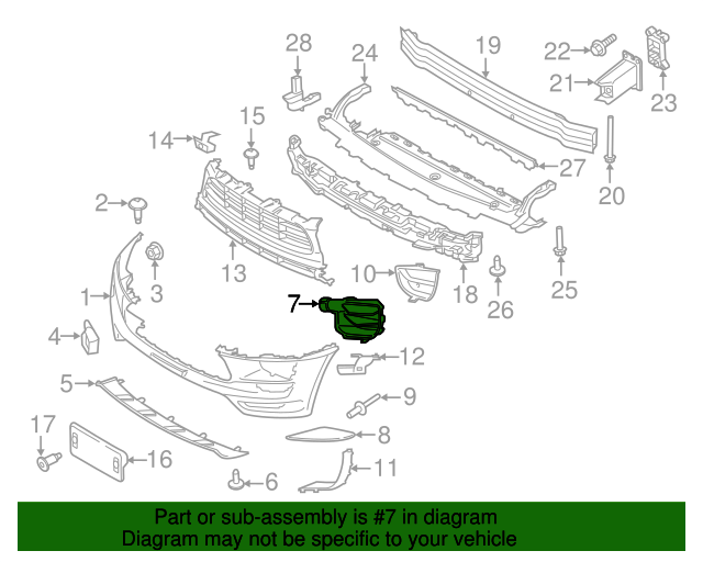 2017-2018 Porsche Macan Outer Grille 95B-807-681-B-G2X | Sunset Porsche ...