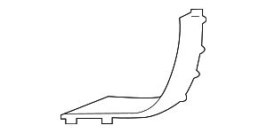 2017-2018 Porsche Macan End Cover 95B-807-819-A-OK1 | Sunset Porsche Parts