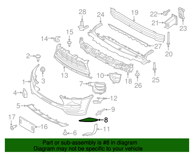 2017-2018 Porsche Macan Trim Molding 95B-807-685-A-OK1 | Sunset Porsche ...