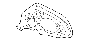 51167327914 - 2015-2017 BMW X3 Mirror Frame , RIGHT side (51-16-7-327 ...